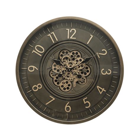 Coffee Metal Round Wall Clock Womacks Of Bawtry