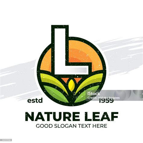 편지 L 농장 농업 로고 배지 템플릿 빈티지 스타일 자연 일러스트 요소 농장 아이콘 개념에 대한 스톡 벡터 아트 및 기타 이미지 개념 건강관리와 의술 건강한 식생활