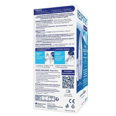 Respimer Netiflow Kit Irrigation Nasale6 Sachets
