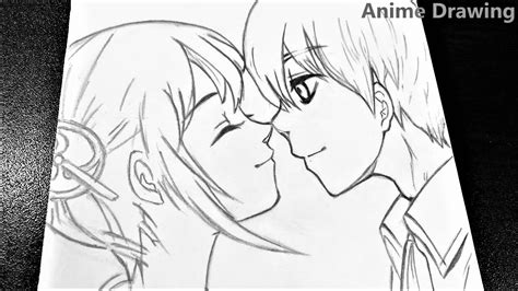 How To Draw Anime Boy And Girl Kissing