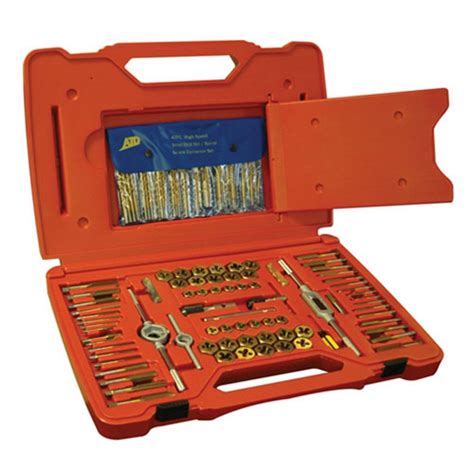 Atd Tools 117 Pc Tap And Die Set With Drill Bits 277 Tap And Die