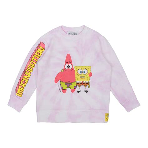 Spongebob Purple Sweatshirt Lm Bambini