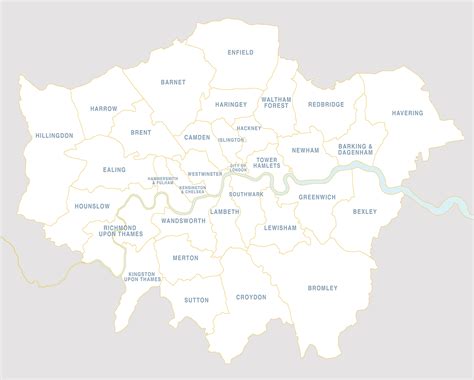 London Borough Maps Full Set Of 34 Maps Maproom