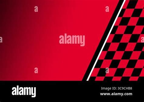 A Bold Red Gradient Box Transitions To Checkered Edge Emphasizing Fast