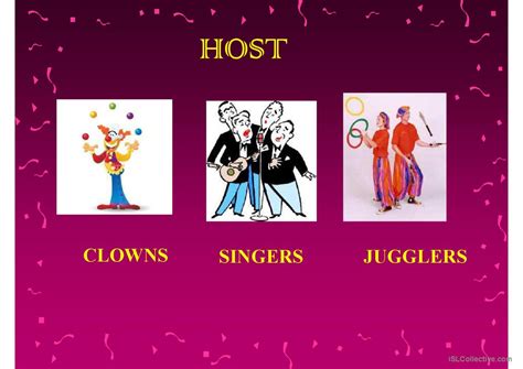 How To Organize A Birthday Party Ge English Esl Powerpoints
