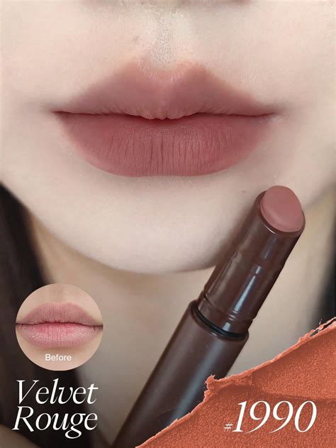 Joocyee Velvet Rouge Lipstick Vintage Brown Revlon Red Velvet