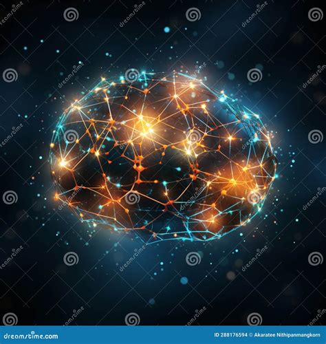 A Digital Human Brain Model Futuristic Tech Development Human Design