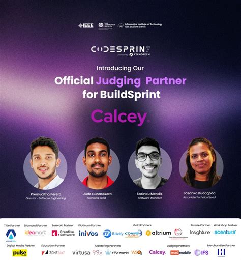 Calcey On Linkedin Calcey Codesprint7 Ieee Ieeeiit Iit Buildsprint