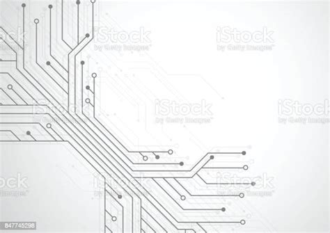 기술 회로 보드 텍스처와 추상적인 배경입니다 전자 마더보드 그림입니다 통신 및 공학 개념입니다 벡터 일러스트 레이 션 0명에