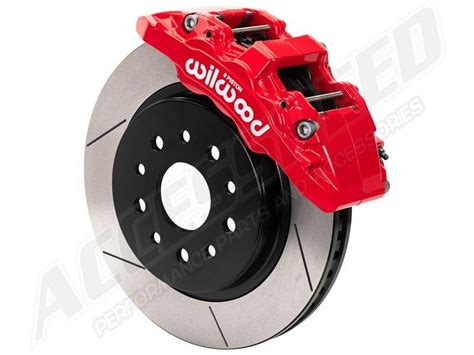 Wilwood 140 17511 R Front 1331 Aero6 Dm Big Brake Kit With Red