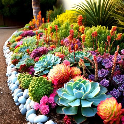 20 Front Yard Succulent Garden Landscape Ideas For Low Maintenance