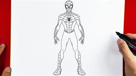 Spiderman Sketch Standing