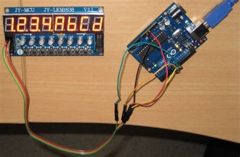 Tm1638 Based Led Display With Pushbuttons For Arduino Io