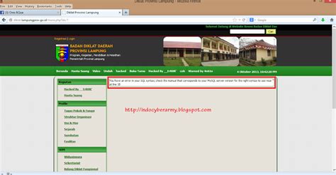 tutorial sql injection manual indonesia security cyber
