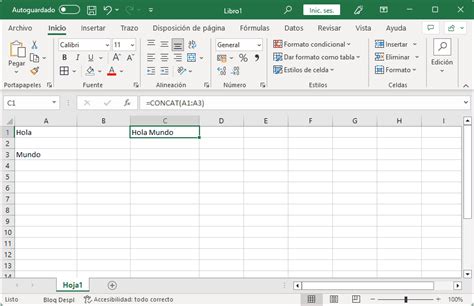 ¿cómo Concatenar Texto Concatenar Concat Unircadenas Ejercicios