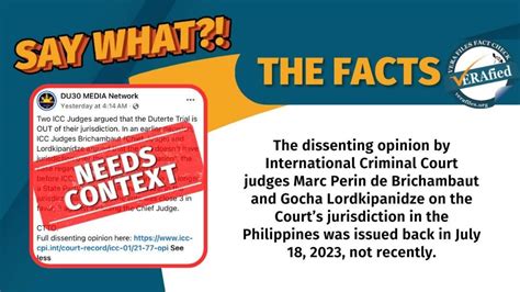 Judges Ruling That Icc Has No Jurisdiction Needs Context