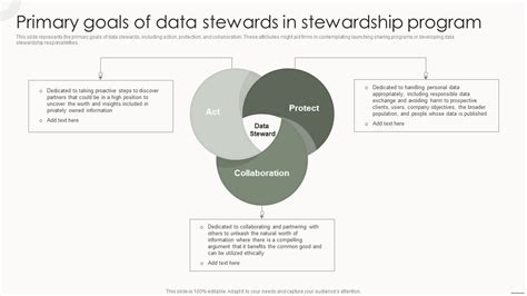 Data Governance It Primary Goals Of Data Stewards In Stewardship