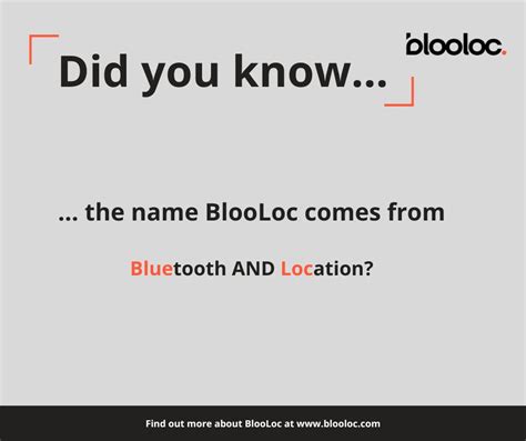 Blooloc Location Bluetooth Blooloc