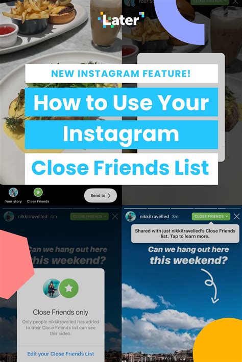 How To Use & Create A Close Friends List on Instagram | Instagram tutorial, Friends list, Instagram