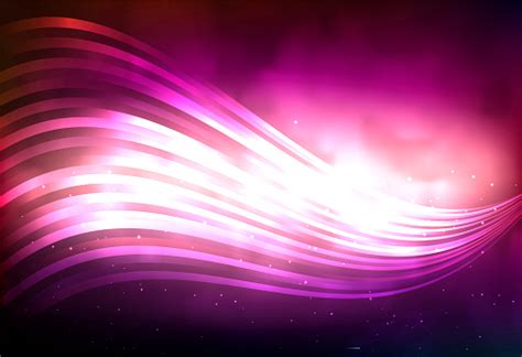 웨이브 라인 일러스트 레이 션 높은 컴퓨터 기술 진한 파란색 및 자주색 추상 배경 색상 첨단 디지털 기술 개념 0명에 대한 스톡 벡터 아트 및 기타 이미지 Istock