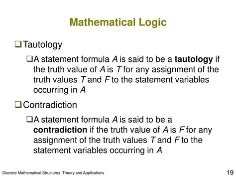 PPT Lecture Foundations Mathematical Logic PowerPoint Presentation ID