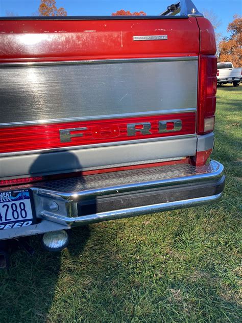 The Letter “o” Xlt Lariat Aluminum Tailgate Panel 1986 Ford Truck