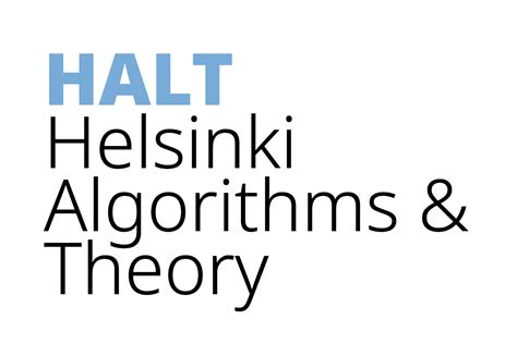 HALT Helsinki Algorithms Theory