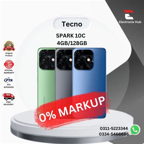 Tecno Spark 10C 4/128 – Electronix Hub