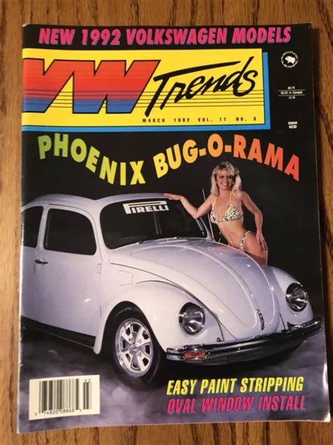 Vw Trends Magazine March 1992 16 85 Picclick Au