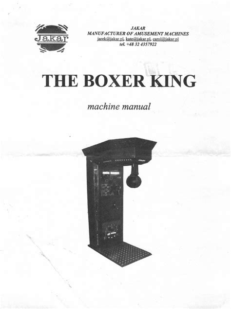 Boxer King Manual Jakar Pdf