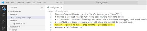 NXP MCU Link For Rust With Probe Rs MCU On Eclipse
