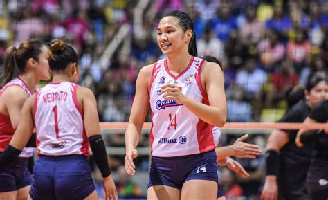 Bea De Leon Nails First Double Digit Scoring With Creamline Seeks To Bounce Back After Loss