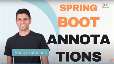 Spring Annotations Tutorial YouTube