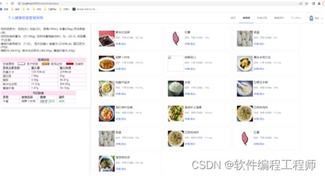 Springboot健康饮食管理平台基于springboot 健康膳食系统 Csdn博客