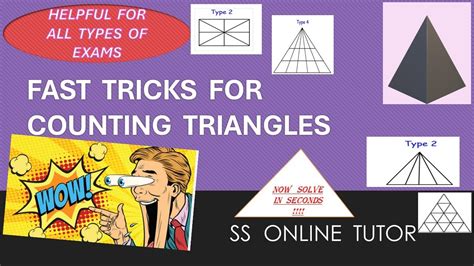 Fast And Best Trick For Counting Triangles Reasoning Counting Triangles Ssc Cgl Rrb Youtube