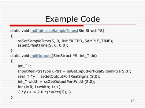 Ppt C Mex S Function Matlab Simulink Powerpoint Presentation Id440576