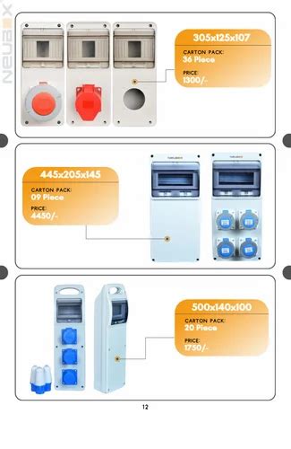 Rectangular Industrial Socket Enclosure At ₹ 6500piece In Valsad Id 24692753430