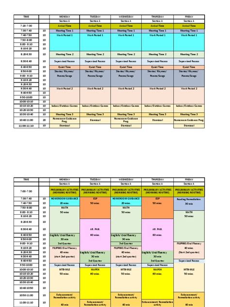 Sample Class Program Pdf Linguistics