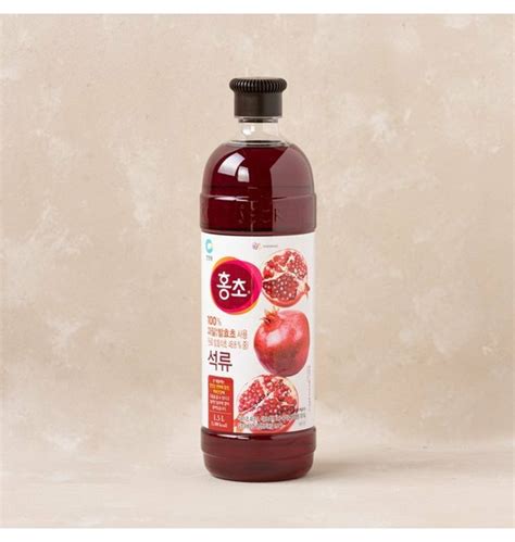 [당일출발] 청정원 홍초 1 5l석류 티몬