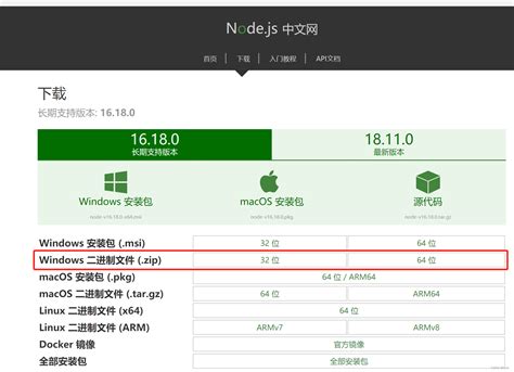 node安装 环境搭建 免安装 nodejs免安装版 csdn博客