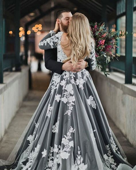 ️top 15 Black And White Wedding Dresses 2024 Hi Miss Puff