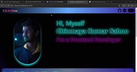 chinmaya sahoo on linkedin codealpha webdevelopment internship