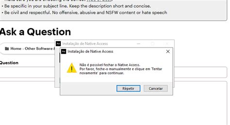 Ni Native Access Installation Not Complete Community