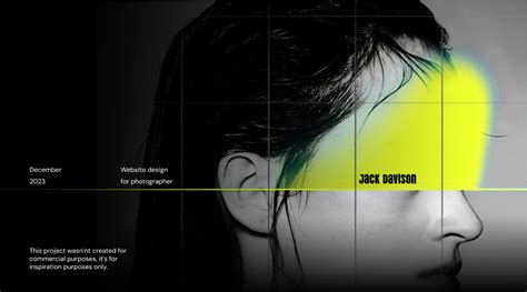 Photographer Portfolio Web Site Uxui Design Behance