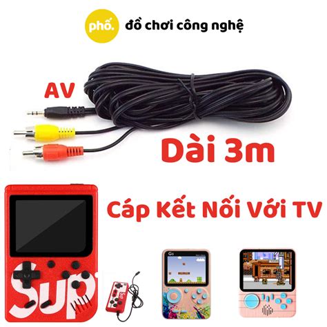 Av Cable For Game Console Connecting To Tv 3 Meters Long Output 2