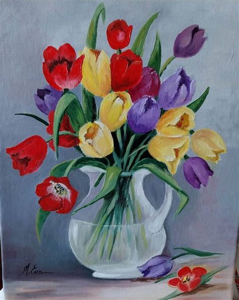 Fori De Primavara Tablou De Moldovan Eva