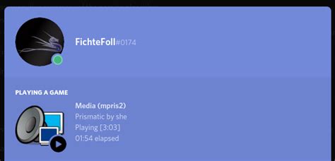 Github Fichtefolldiscordrp Mpris Discord Rich Presence Through Media Players Providing The