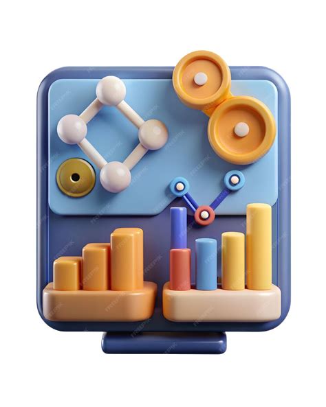 Photo Realistic As Predictive Modeling And Financial Graph Concept As A Predictive Modeling Icon