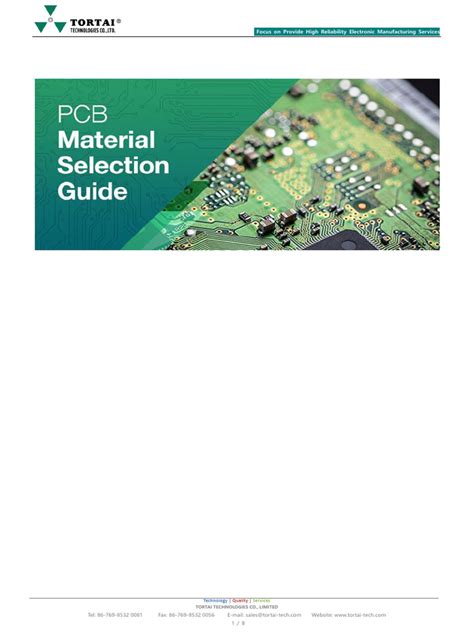 Pcb Material Selection Guide Pdf Printed Circuit Board Electricity