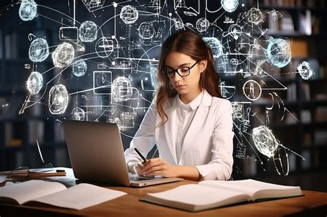Premium Photo The Digital Generation Embracing Knowledge And Education Through Online Learning